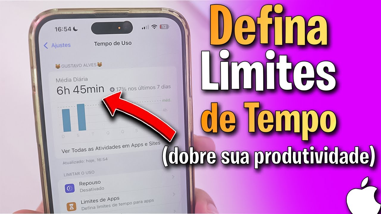 Como Definir Limites de Tempo para Apps no iPhone (controle seu uso e ...