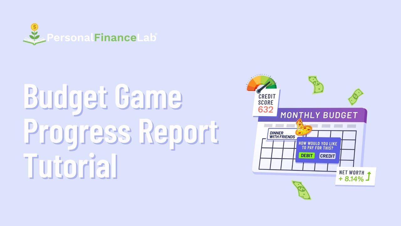 Budget Game Progress Report Tutorial - YouTube