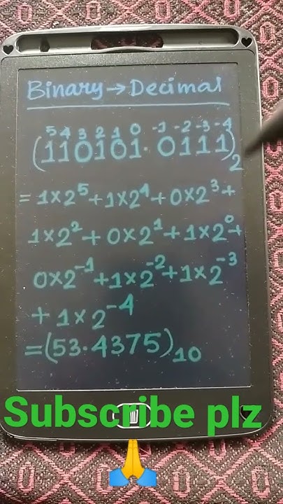 🔥🔥😮👌👍👍conversation Binary To Decimal 🔥🔥👍👍short Cut Trick😲shortyoutubeshortyt Youtube