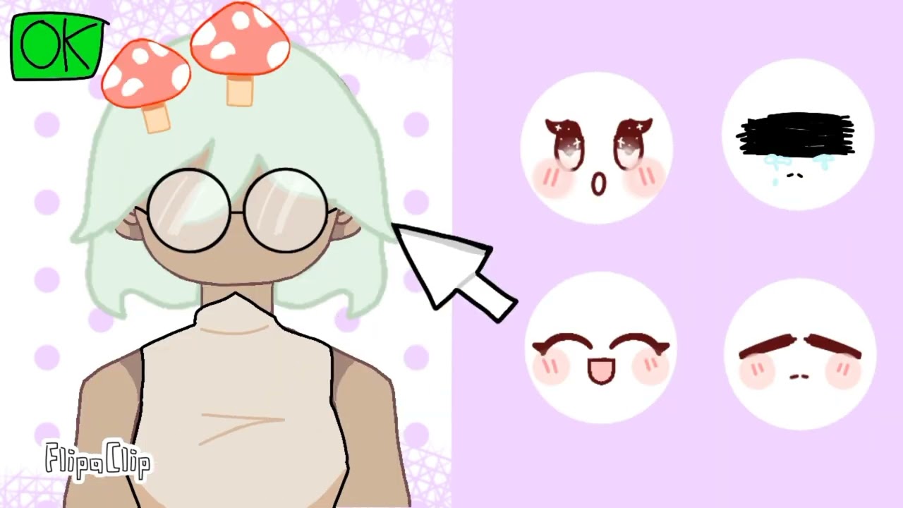 Welcome to Character Creator!! (game play flipaclip) - YouTube