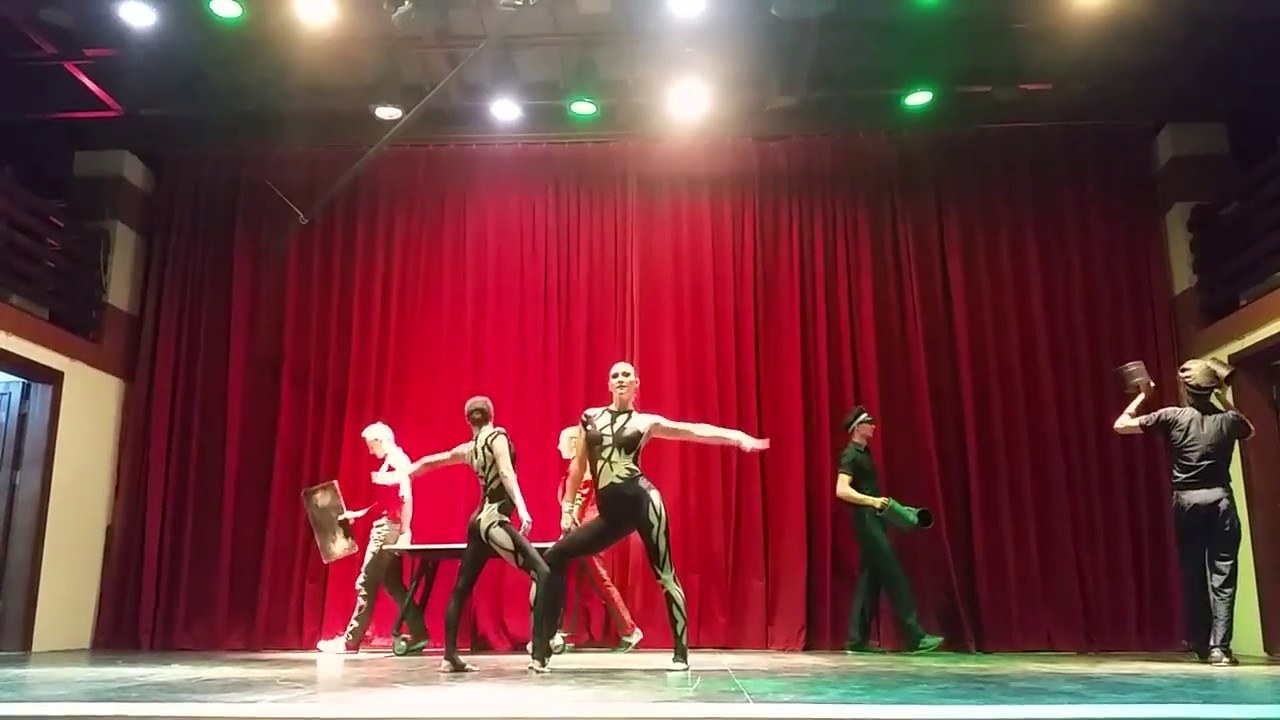 Duo Equilibrium Acrobatics female Circus Act Variety Show - YouTube