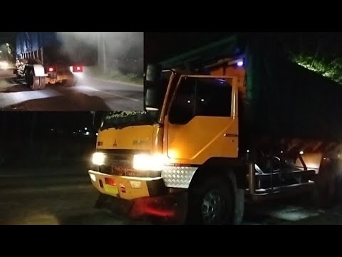 GAWAT🤯BAN TRUCK FUSO 35TON MAU MELEDAK NAMPAK NYA..