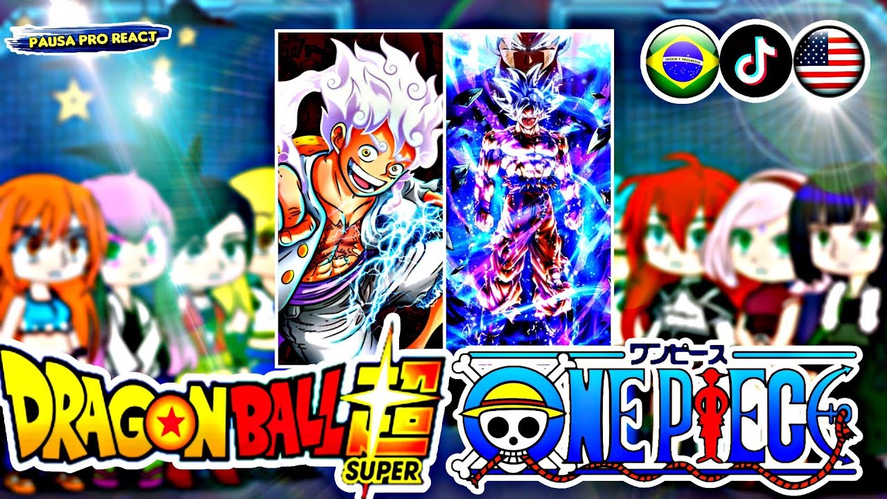 Gacha react to Goku Ultra instinct | Luffy Gear 5 gacha life club react ...