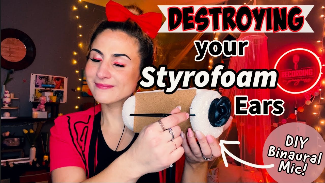 ASMR The BEST Binaural Microphone I've Ever Made 😲 (Ear Eating & Ear to ...