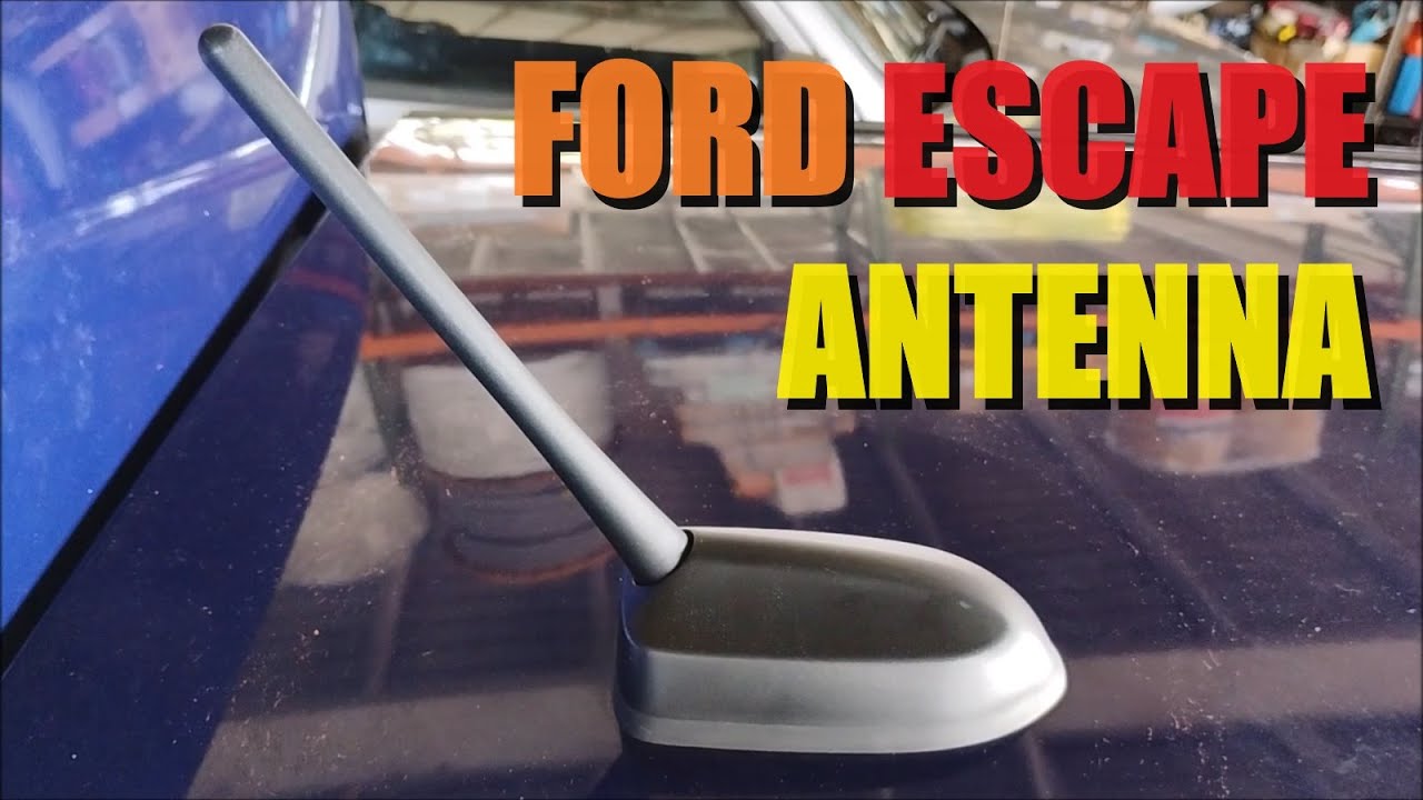 2014 Ford Escape Antenna Base Stanchion and Aerial - YouTube