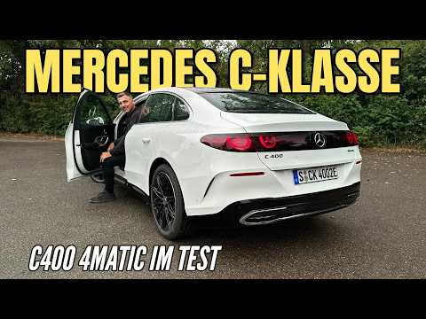 MERCEDES C400 4MATIC: Vergleich Airmatic vs. Stahlfahrwerk | elektrische C-Klasse im Test | Preis