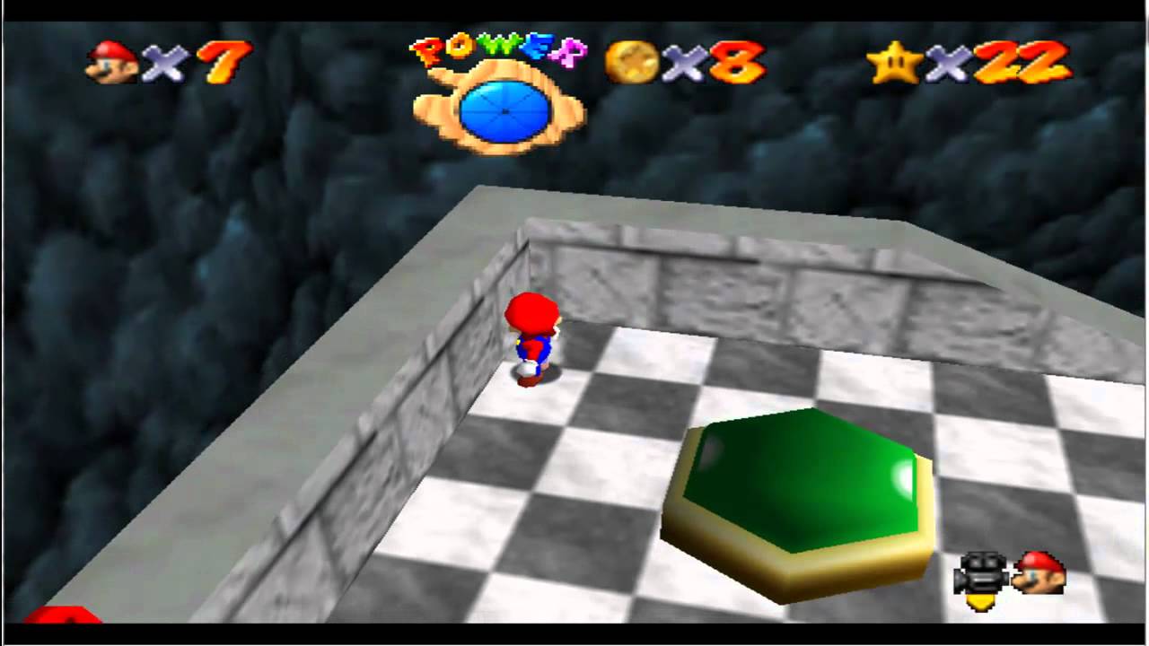 Super Mario 64 Star Road: Collecting the Metal Cap! (Plus Creepy Cap ...