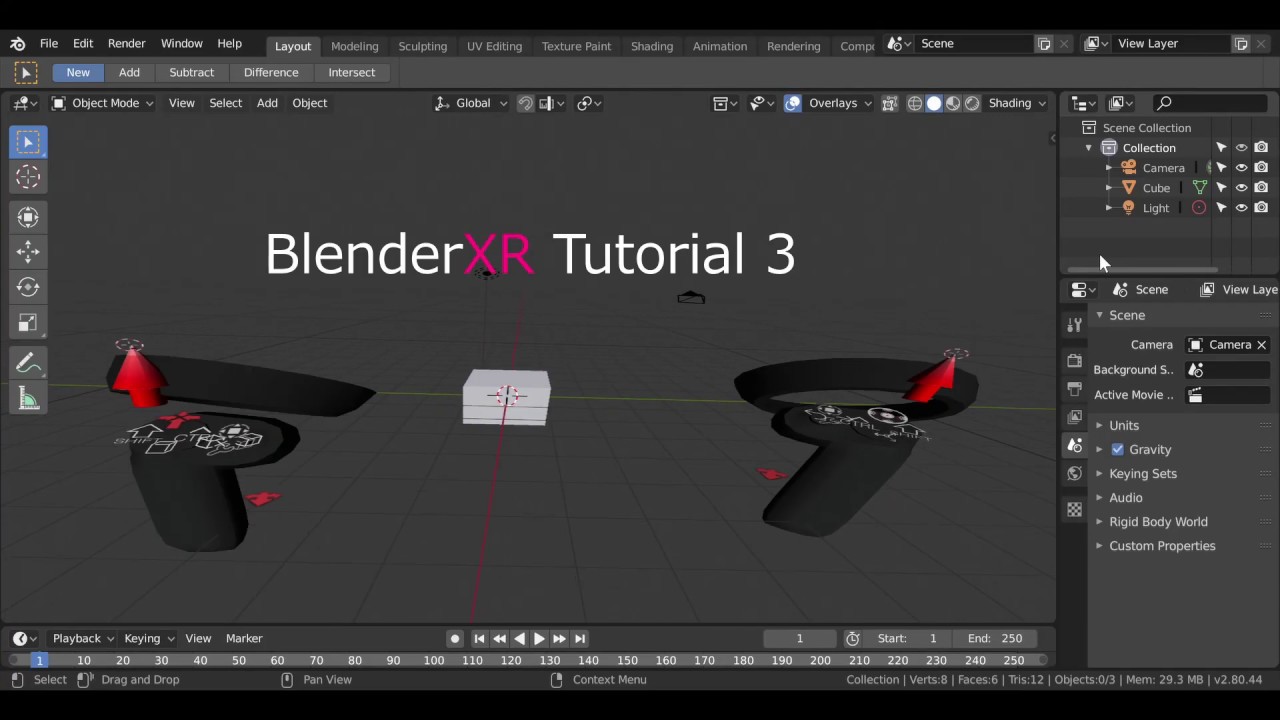 BlenderXR Tutorial 3: Transform - YouTube