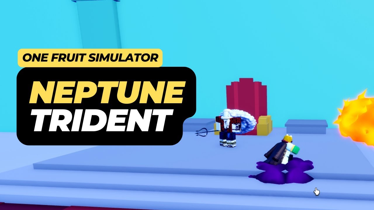 How to get Neptune Trident in One Fruit Simulator - YouTube
