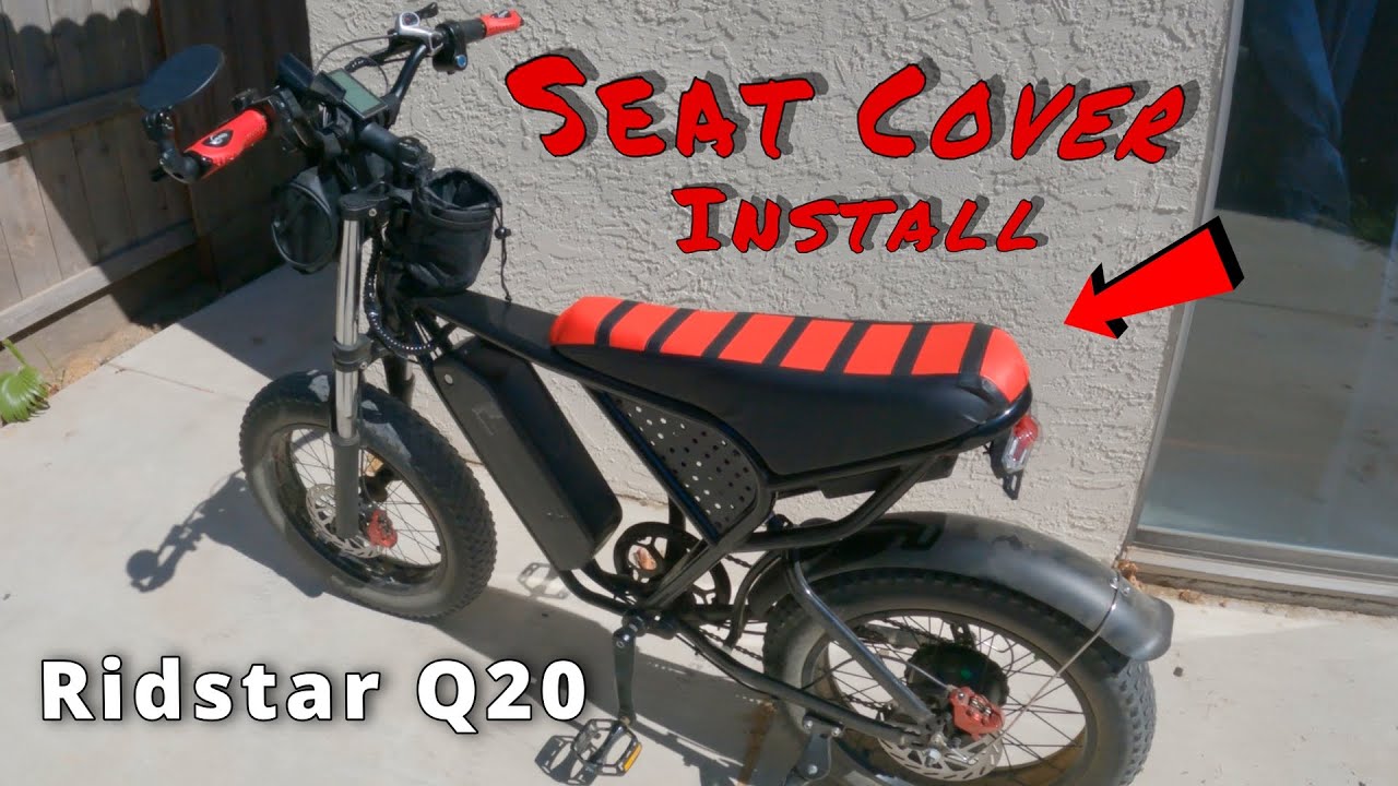 Ridstar Q20 seat cover install - YouTube