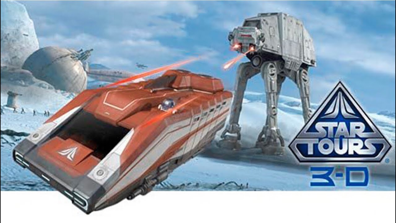 Star Tours The Adventures Continue POV-Ride 3D Hollywood Studios walt ...