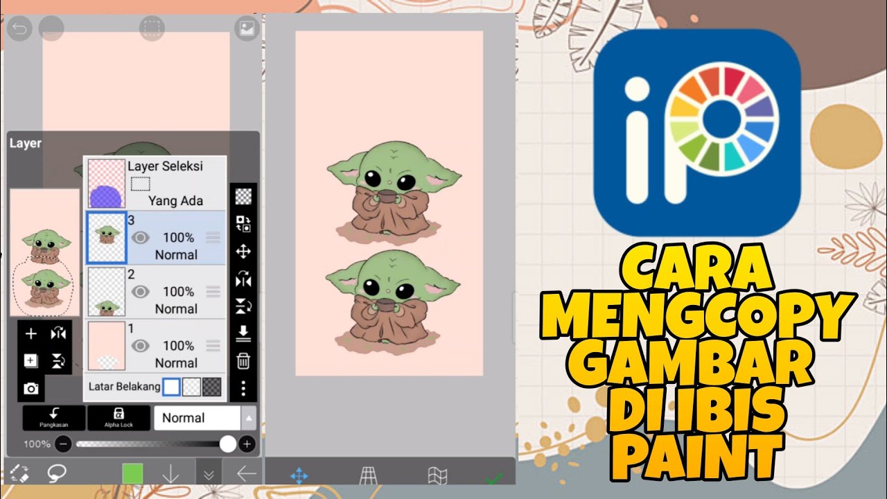 CARA MENGCOPY GAMBAR DI IBIS PAINT l TUTORIAL IBIS PAINT - YouTube