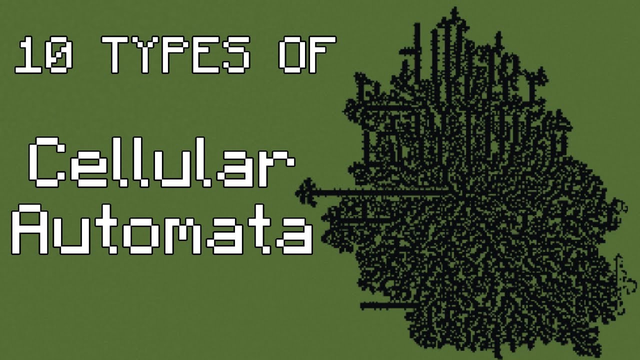 10 types of Cellular Automata in Minecraft - YouTube