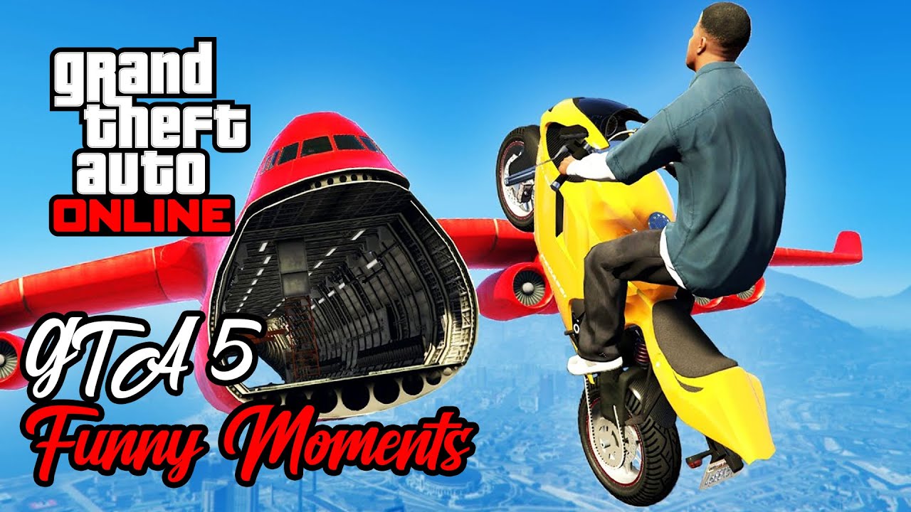 Grand Theft Auto V Funny Moments & Fail Online (Compilation) - YouTube