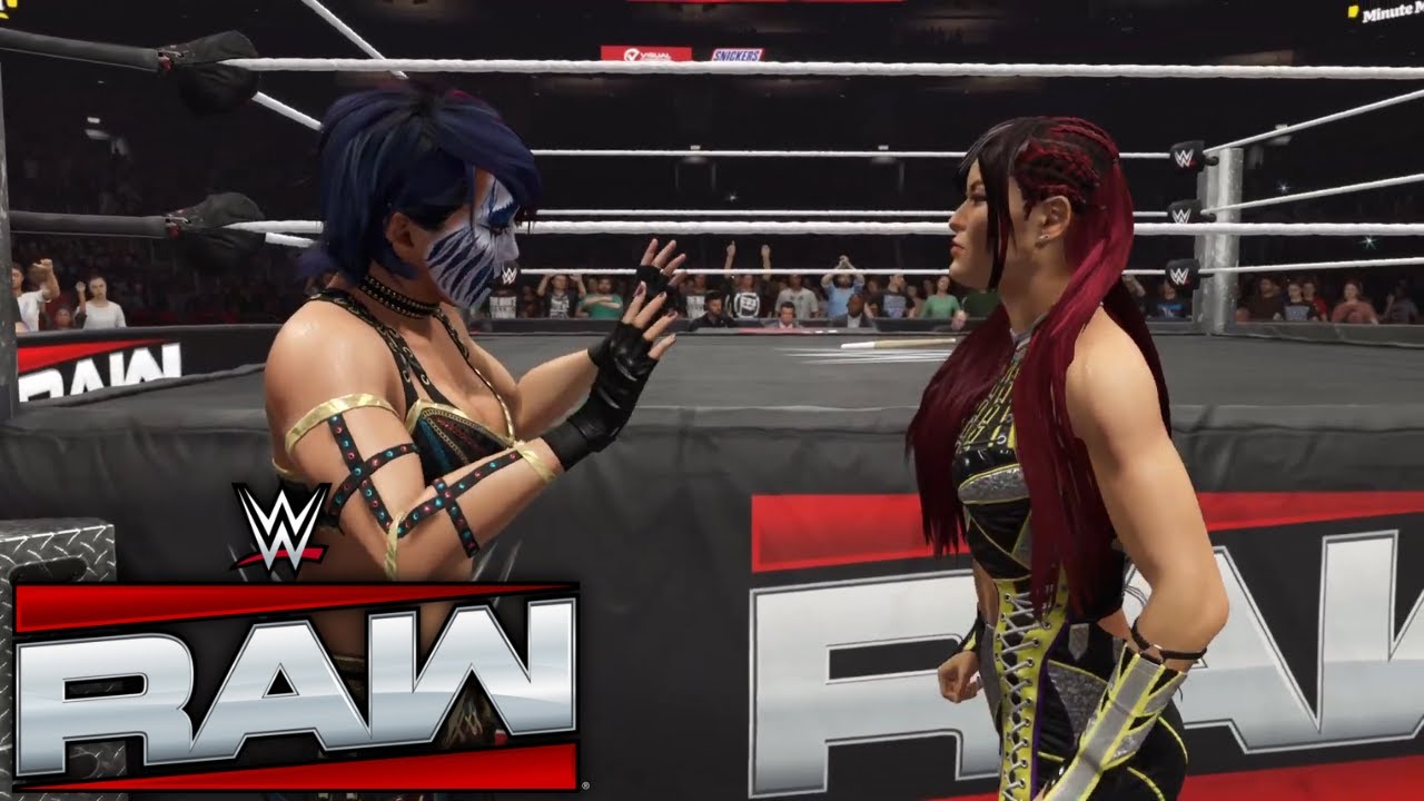 WWE 2K25 - Iyo Sky Vs Asuka Vs Kairi Sane - Full Match | Raw 18/8/2025 ...