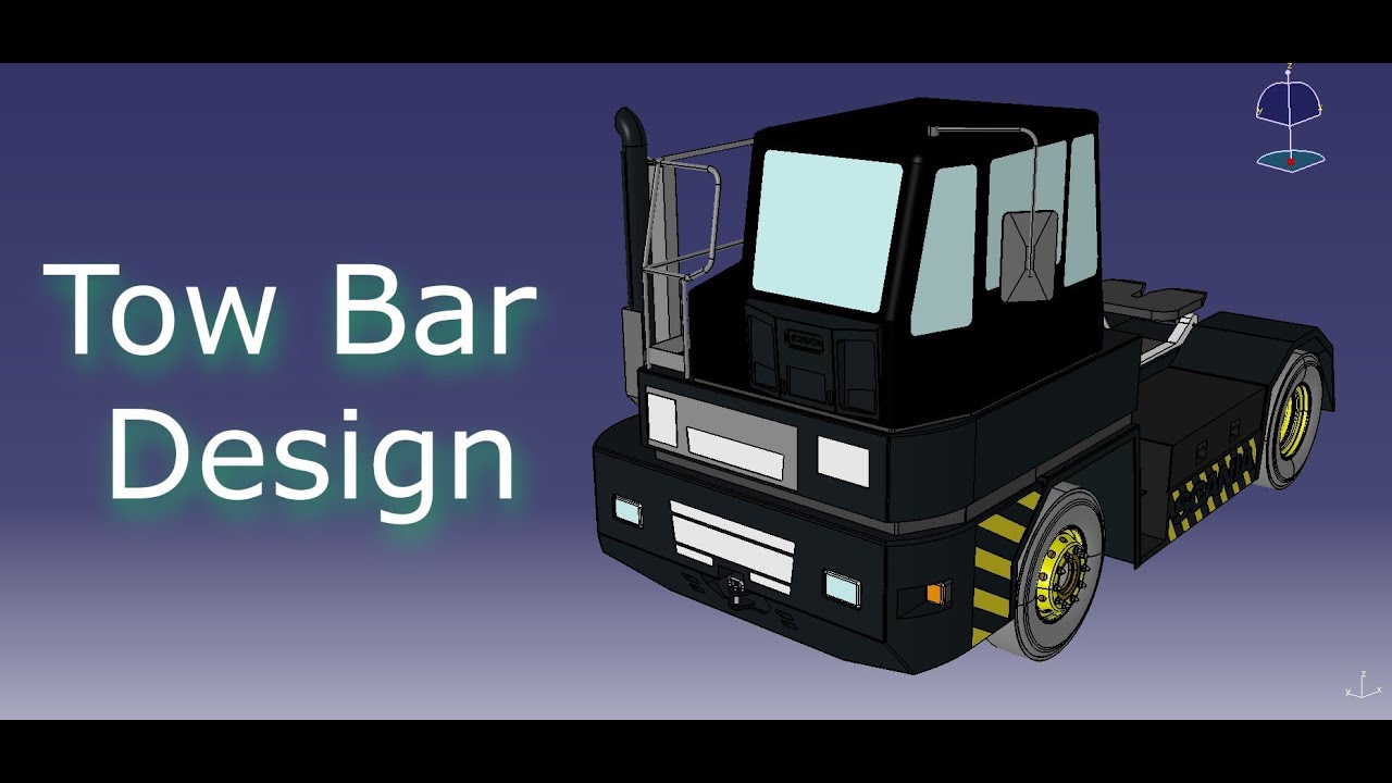 Tow Bar Design with CATIA V5 - YouTube
