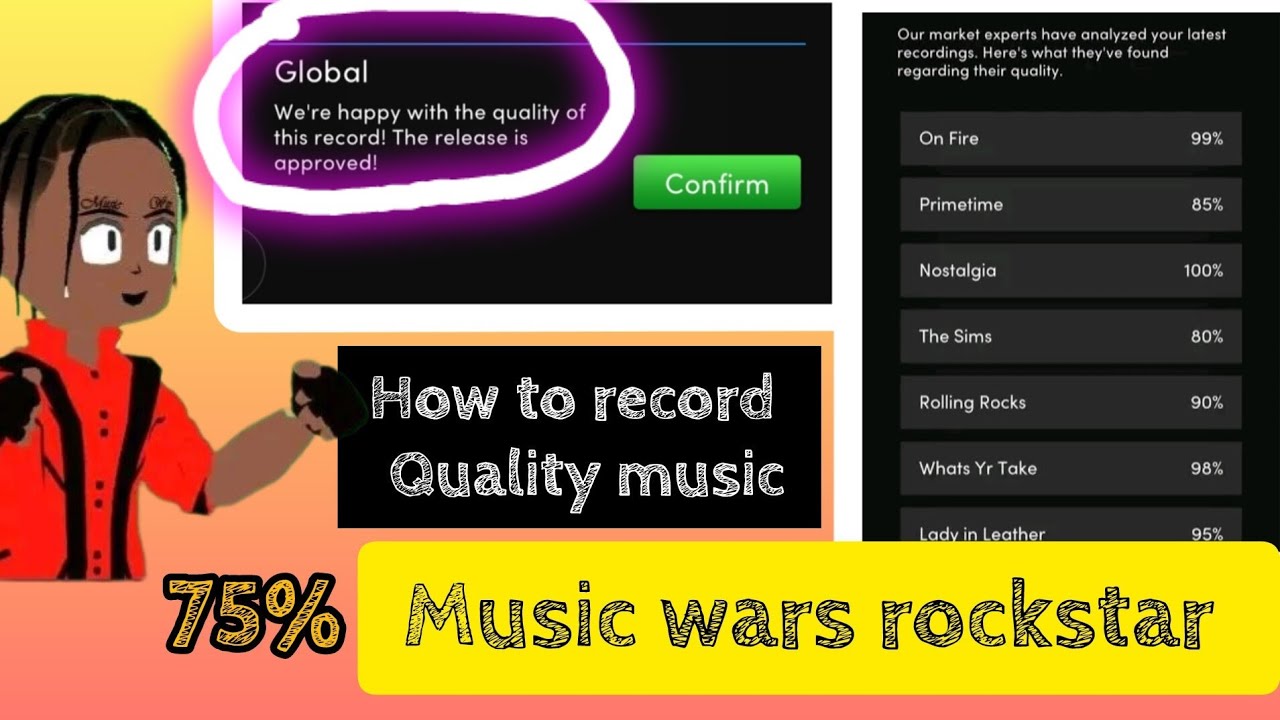 HOW TO RECORD QUALITY MUSIC ON MUSIC WARS ROCKSTAR - YouTube