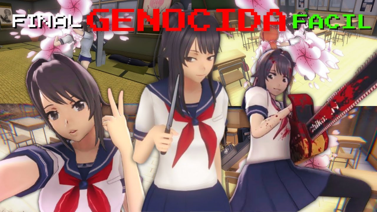 ELIMINE a TODOS en YANDERE SIMULATOR muy FACIL | Tutorial/Gameplay ...