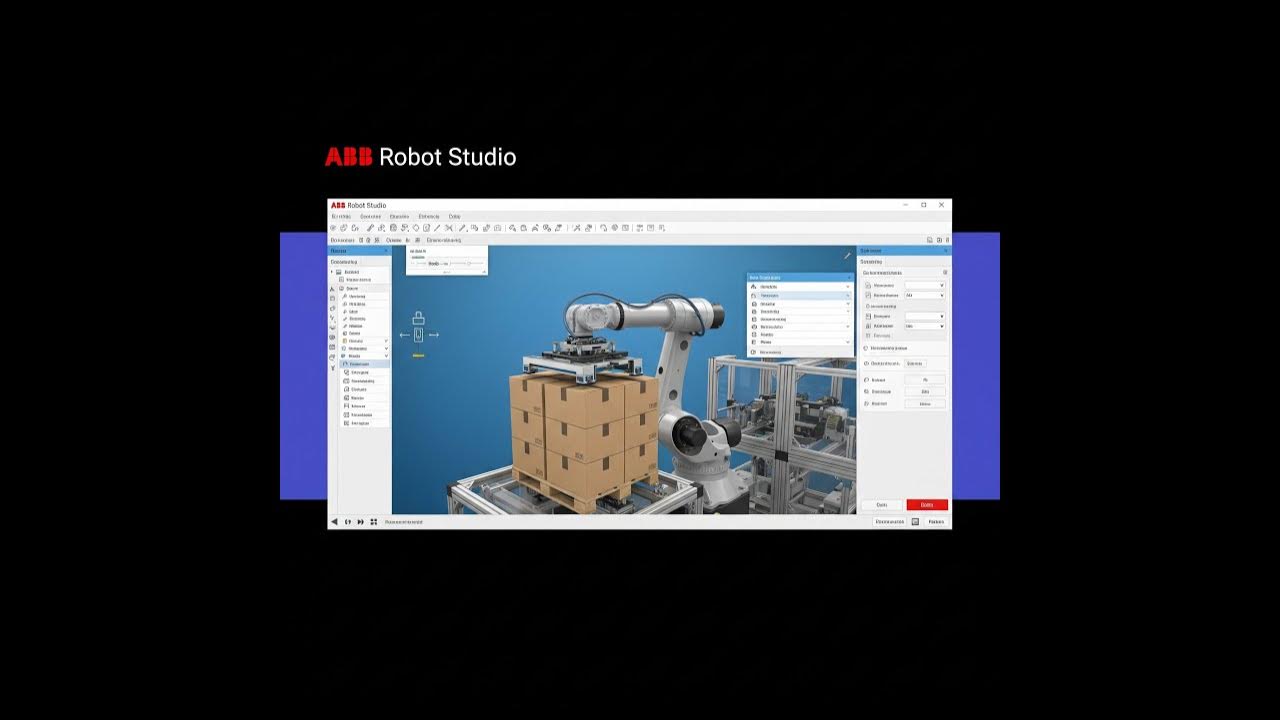 ABB Robot Studio Palletizing PowerPac Tutorial - YouTube