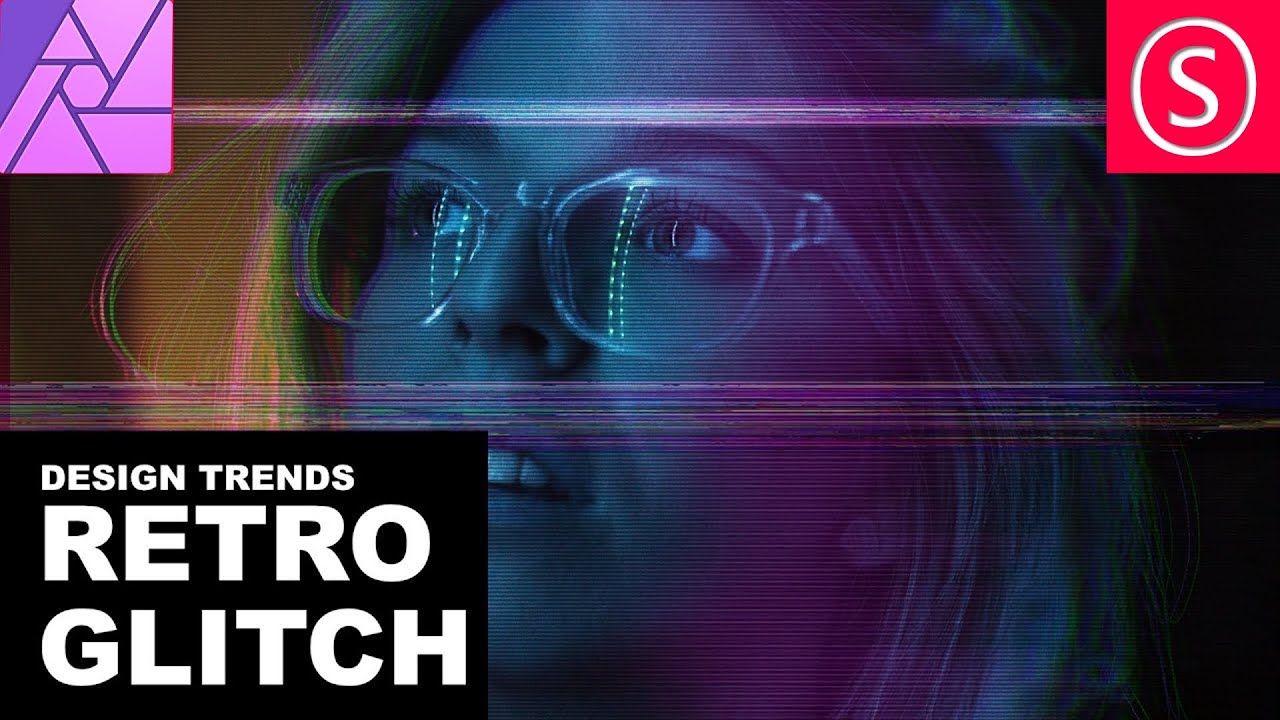 Affinity Photo - Retro Glitch - Design Trends you can do - YouTube