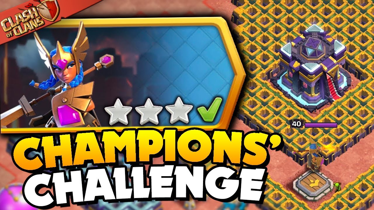 Easily 3 Star the Champions' Champion Challenge (Clash of Clans) - YouTube