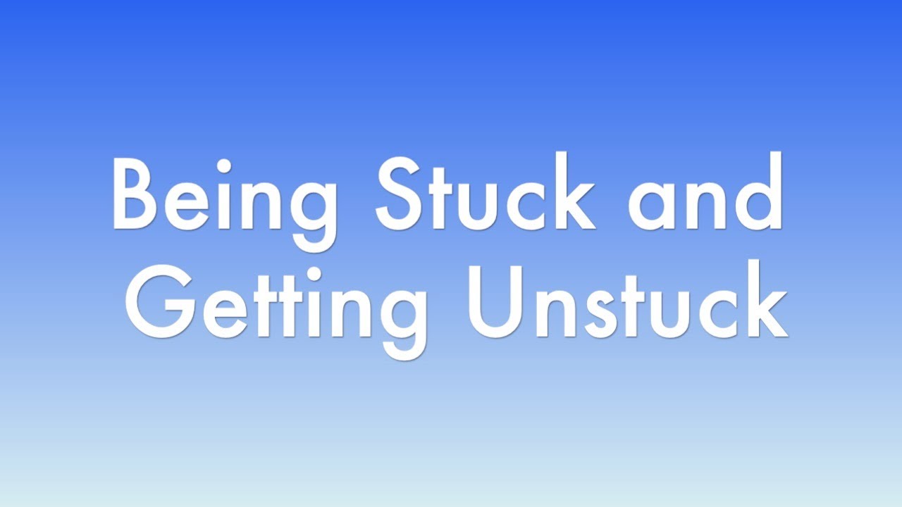 Emotional Sobriety : Chapter 1: Being Stuck and Getting Unstuck - YouTube