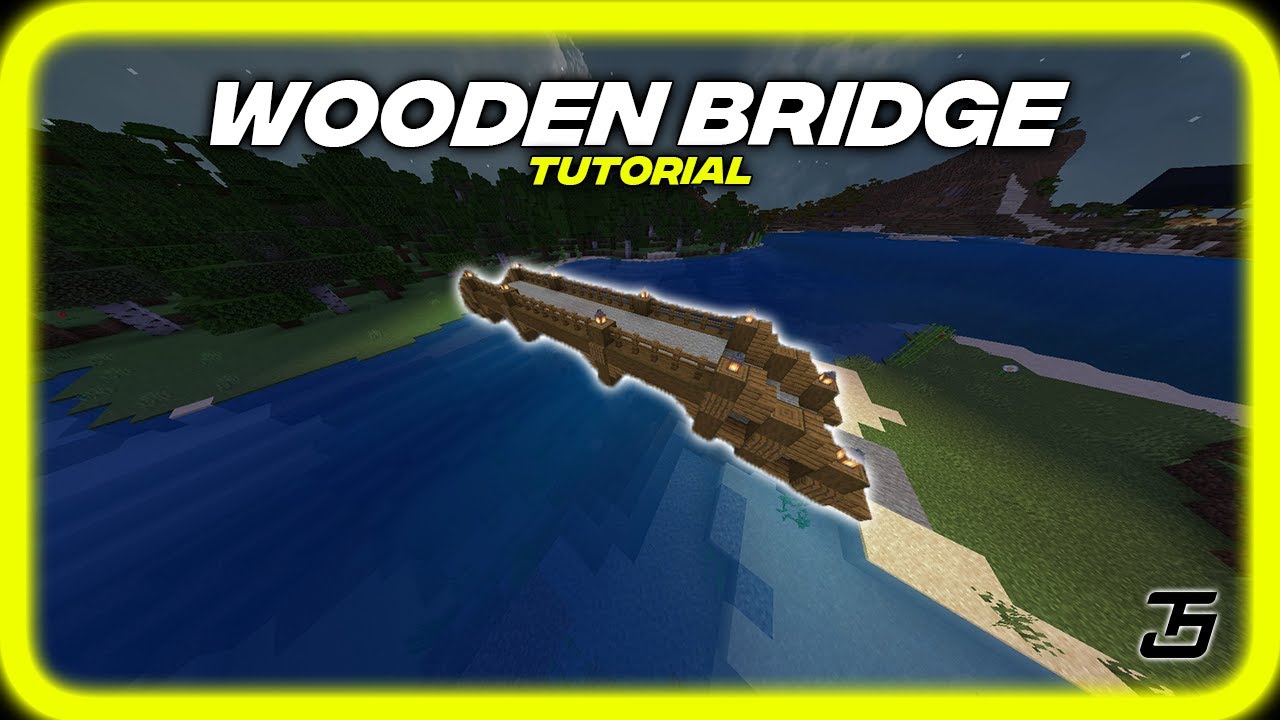 Minecraft | Wooden Bridge Tutorial - YouTube