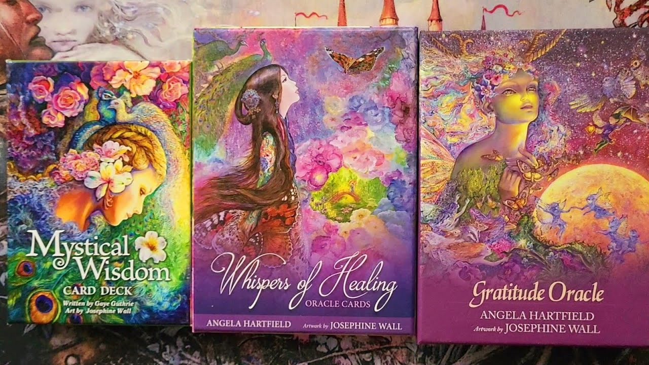 Deck comparisons Josephine Wall Oracles - YouTube