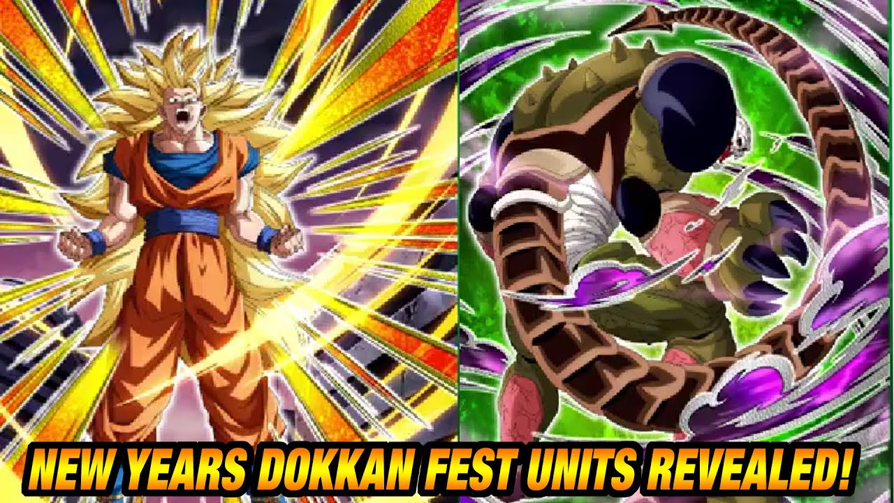 NEW YEARS DOKKAN FEST UNITS REVEALED! || Dragon Ball Z Dokkan Battle ...