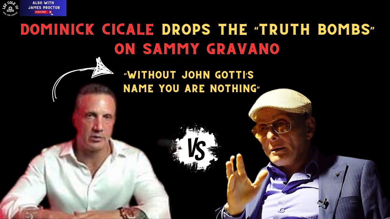 Dominick Cicale vs Sammy Gravano, Cicale strikes back hard at Gravano # ...