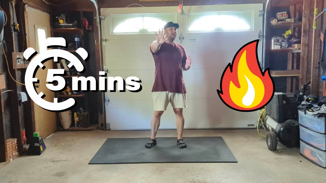 5-Minute No-Equipment Body Weight Workout | Quick and Effective Home ...
