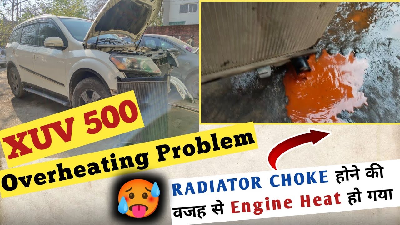XUV 500 Engine Overheating || Radiator Cleaning || @TheRearHub # ...
