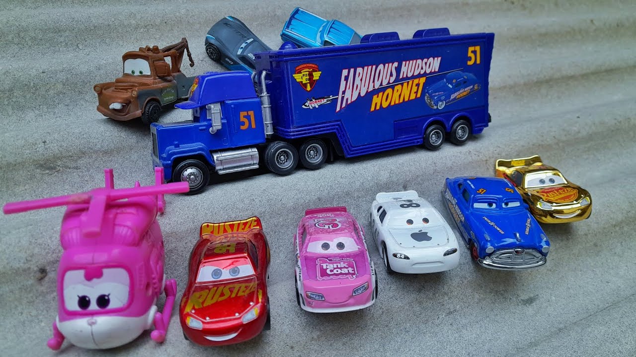 looking for disney pixar cars3, McQueen, luigi, mater, fritter chick ...