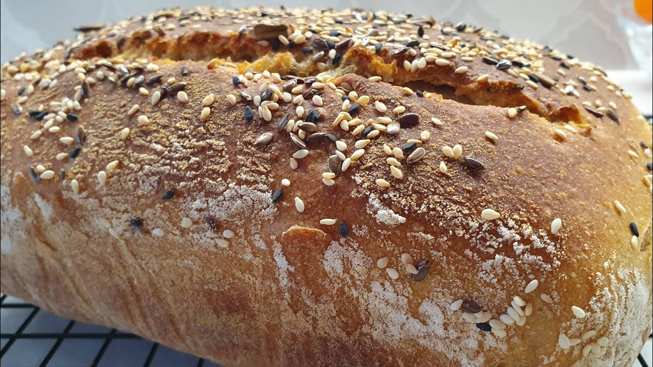 Хлеб на закваске ржано пшеничный 🍞Хлеб по структуре как в