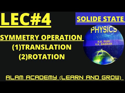 SYMETRICAL OPERATION ||TRANSLATION SYMETRY||ROTATION SYMETRY||FULL ...
