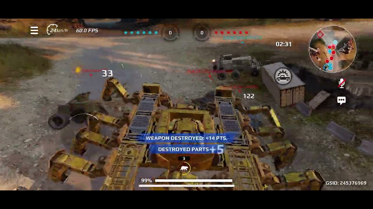Step spider bully Crossout mobile - YouTube