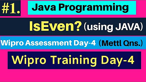 Wipro Training using Java language | Wipro training in Java | Placement Coding Questions | PBL ...