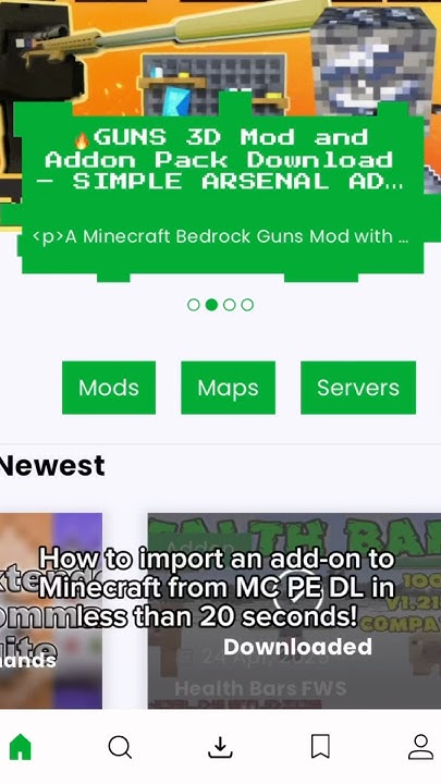 How to import an addon to Minecraft from MCPEDL in less that 20 seconds ...
