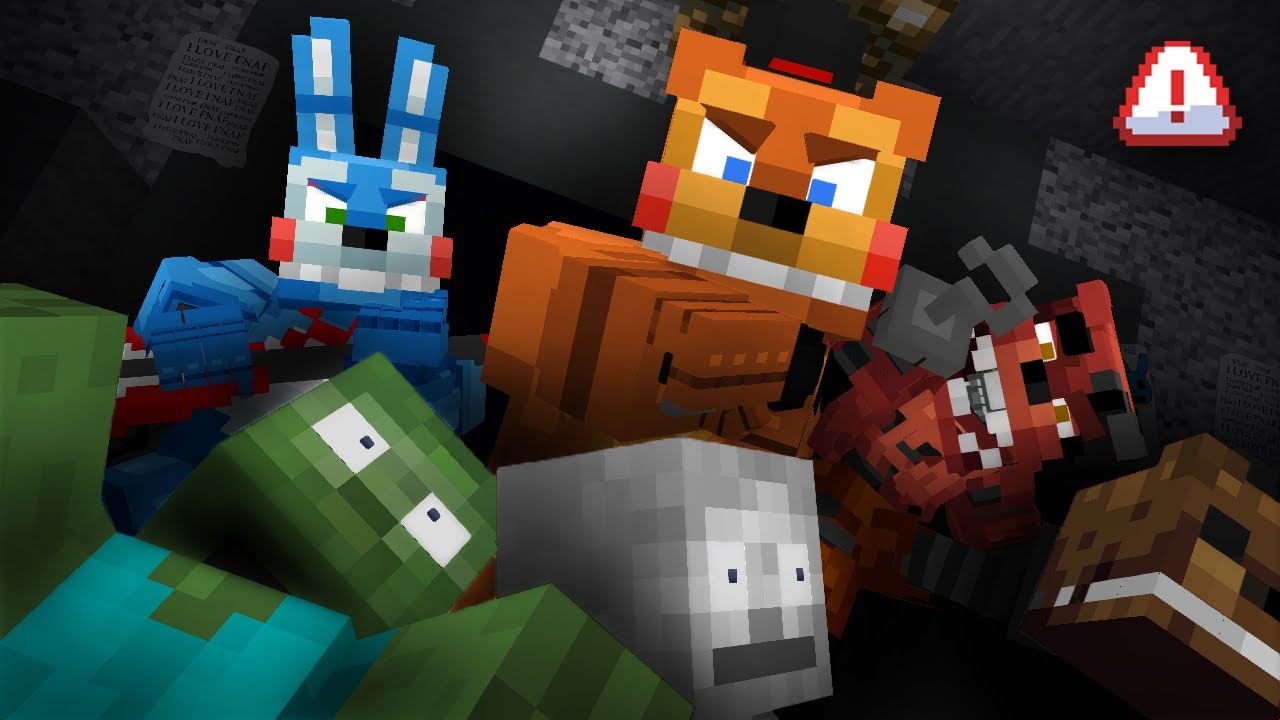Monster School: Five Nights at Freddys 2 (FNAF 2) - Minecraft Animation ...