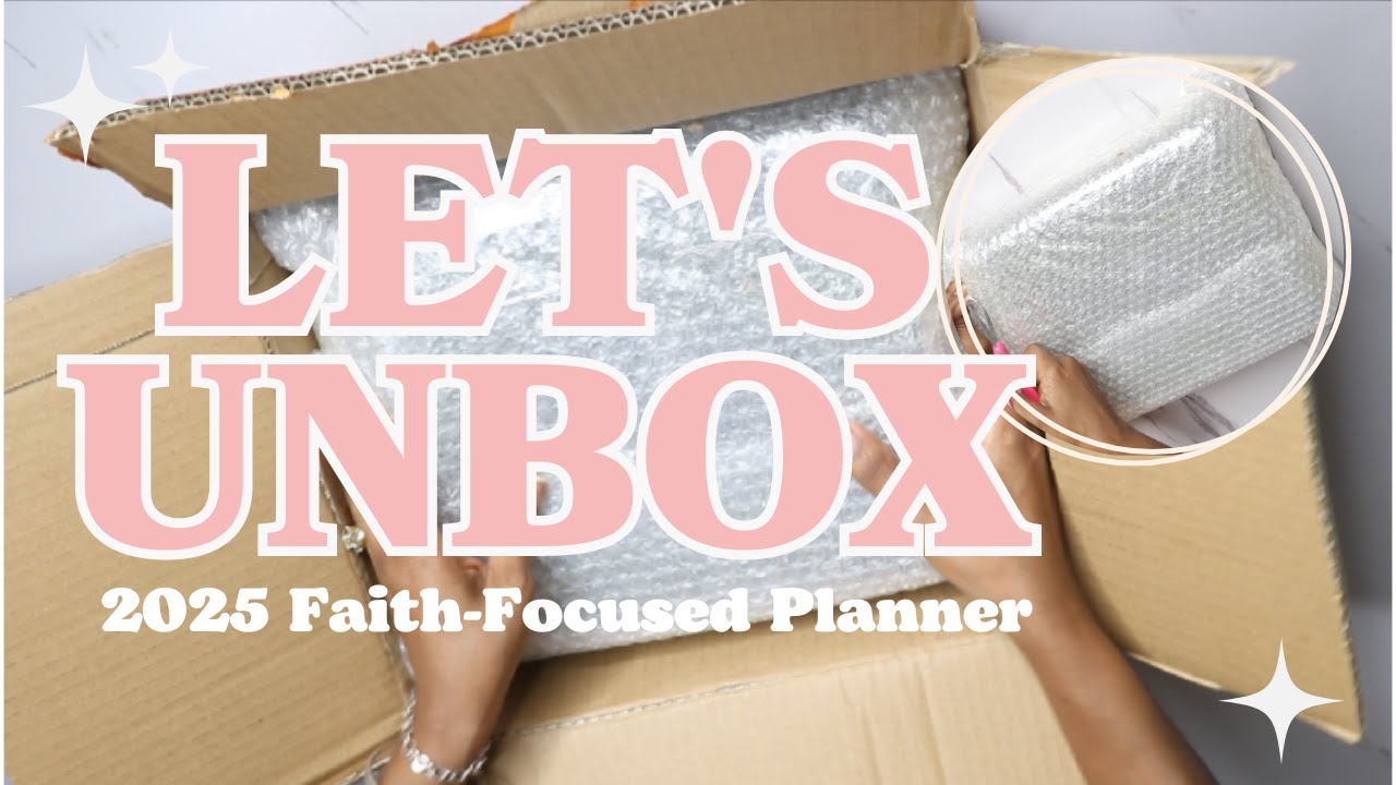 New Faith-Focused Planner Sample *UNBOXING* | 2025 Plans to Succeed ...