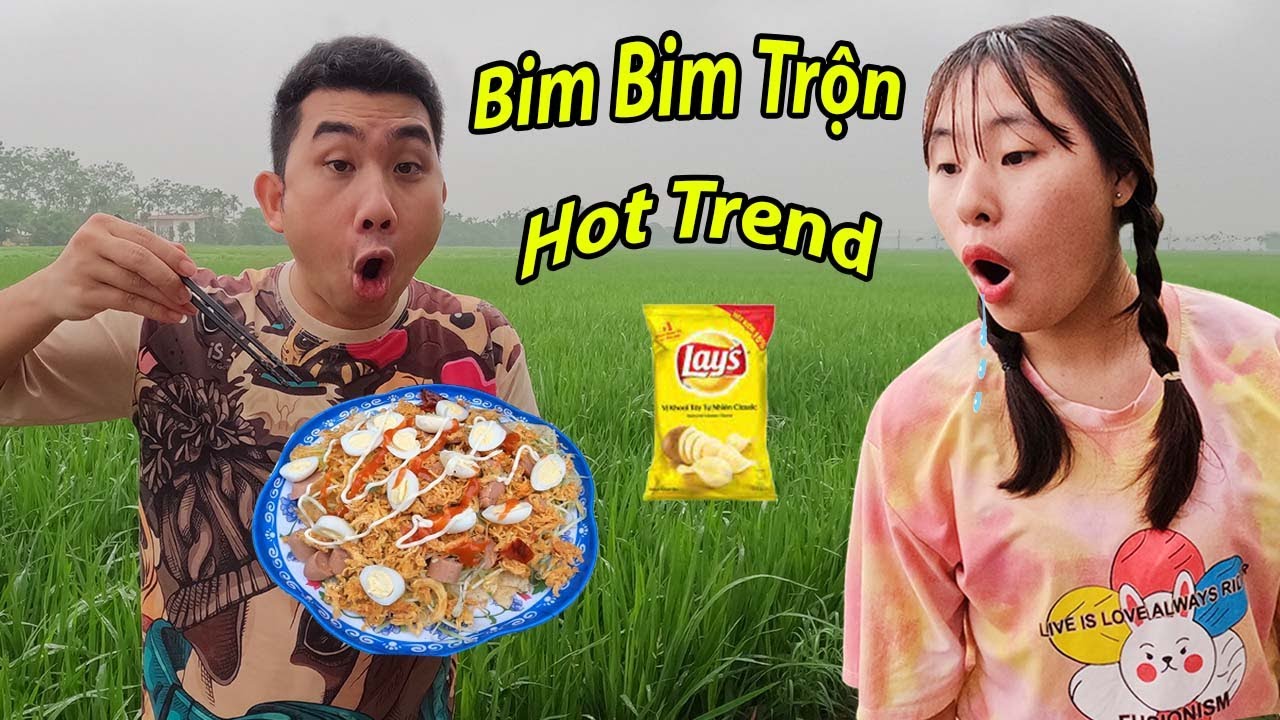 Quân Híp Làm Món Bim Bim Trộn Hot Trend TikTok - YouTube