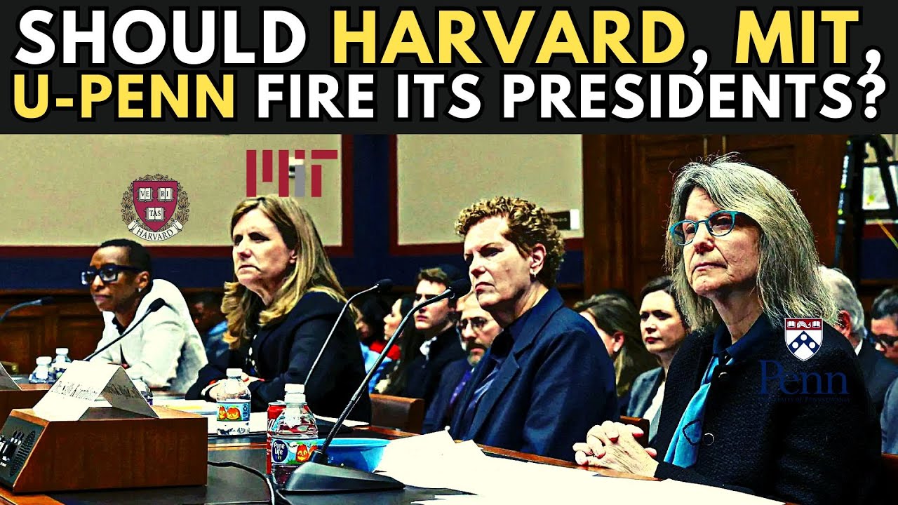 MIT, U Penn, Harvard • Same Words, Same Denials in Congress • U Penn ...