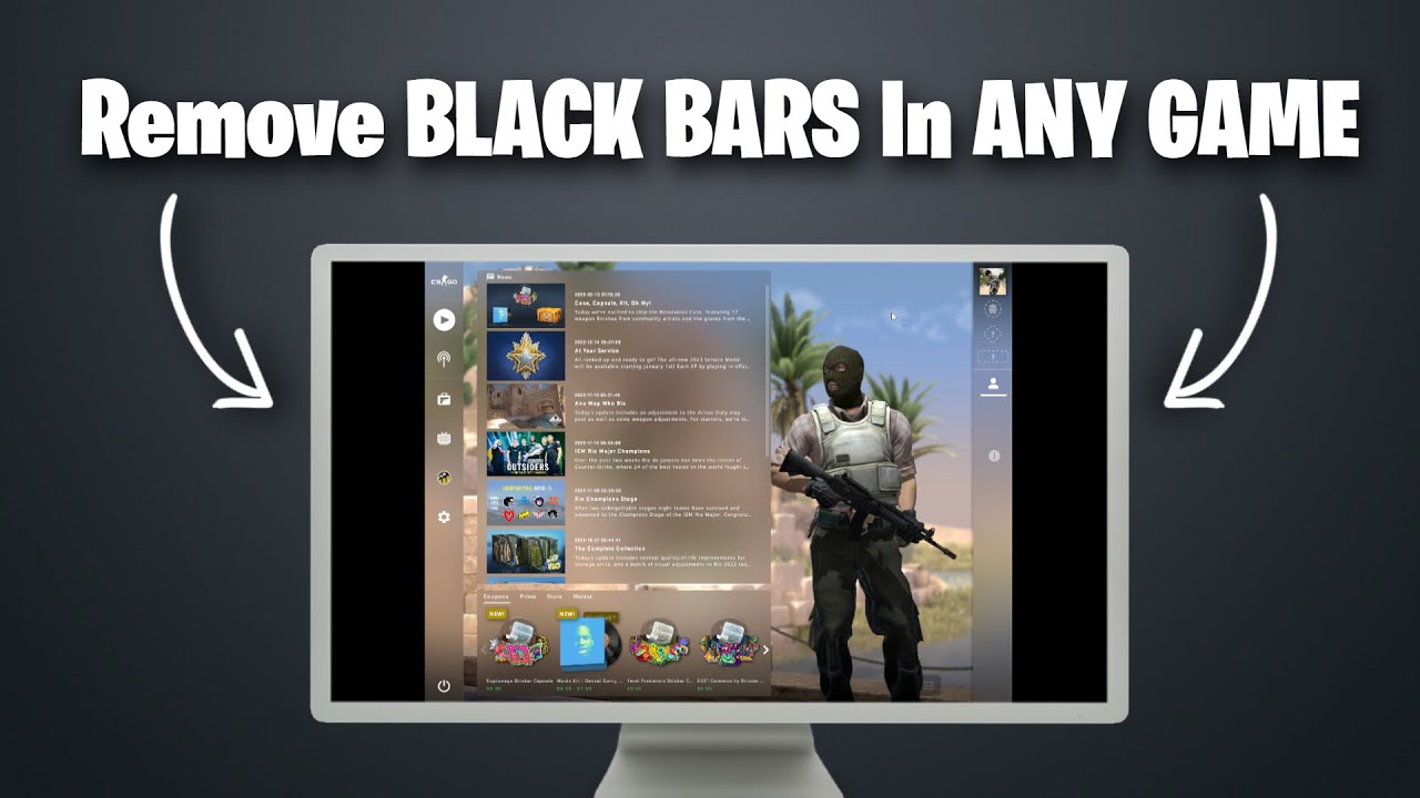 How To Remove Black Bars In ANY GAME Forever NVIDIA AMD INTEL