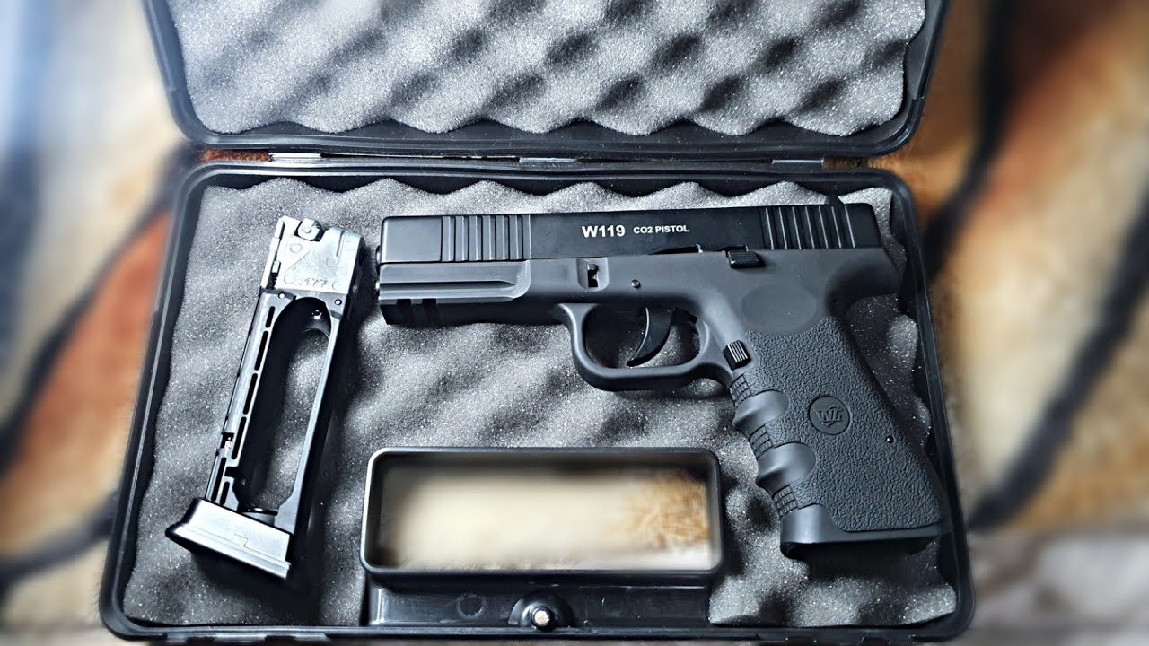 Unbox Air Gun Glock W119 Co2 - YouTube