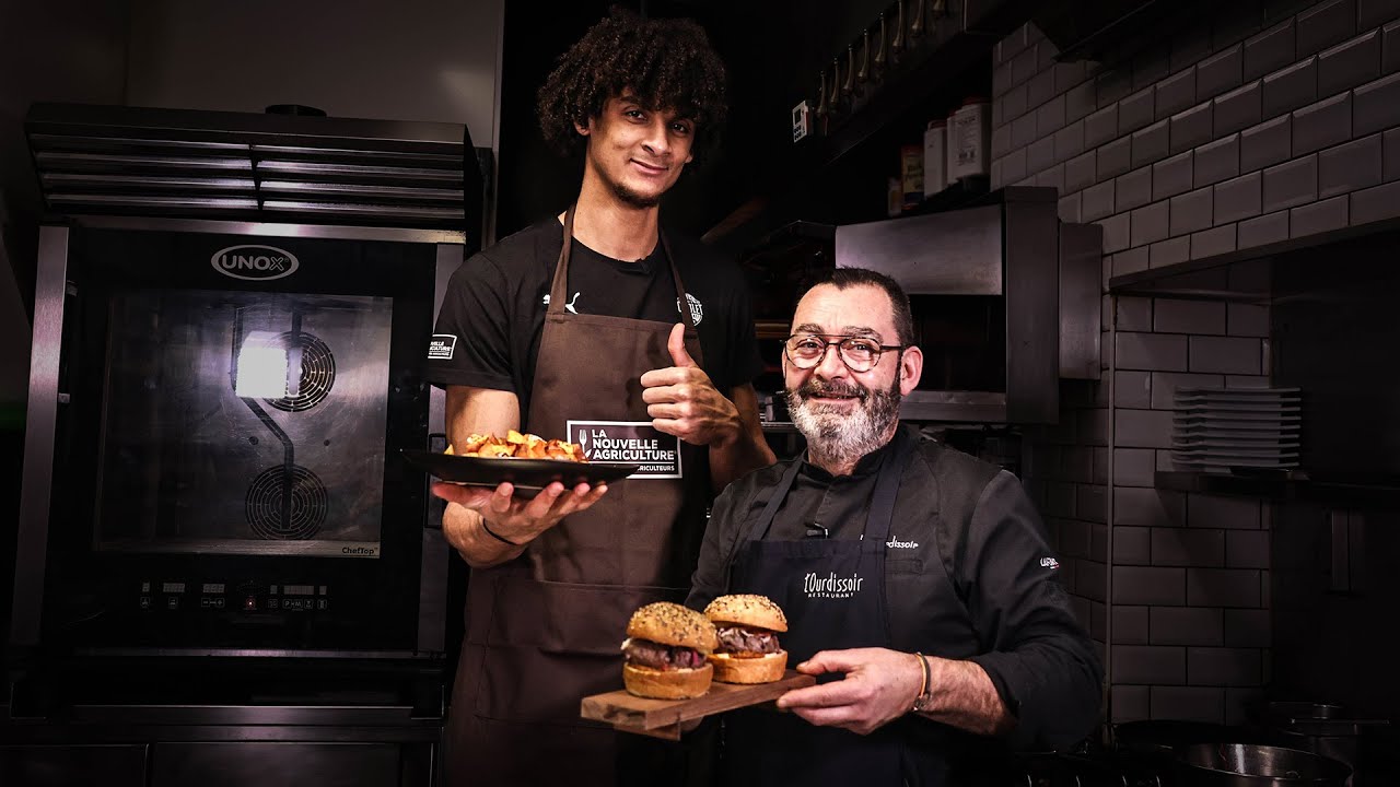 Neal cuisine un burger avec un Chef ! - YouTube