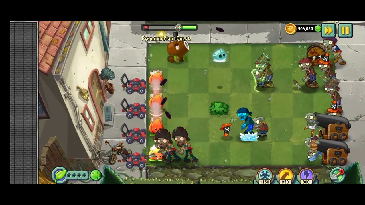 Premium Plant Quest in Plants vs Zombies 2!A.K.E.E , Coconut Cannon ...
