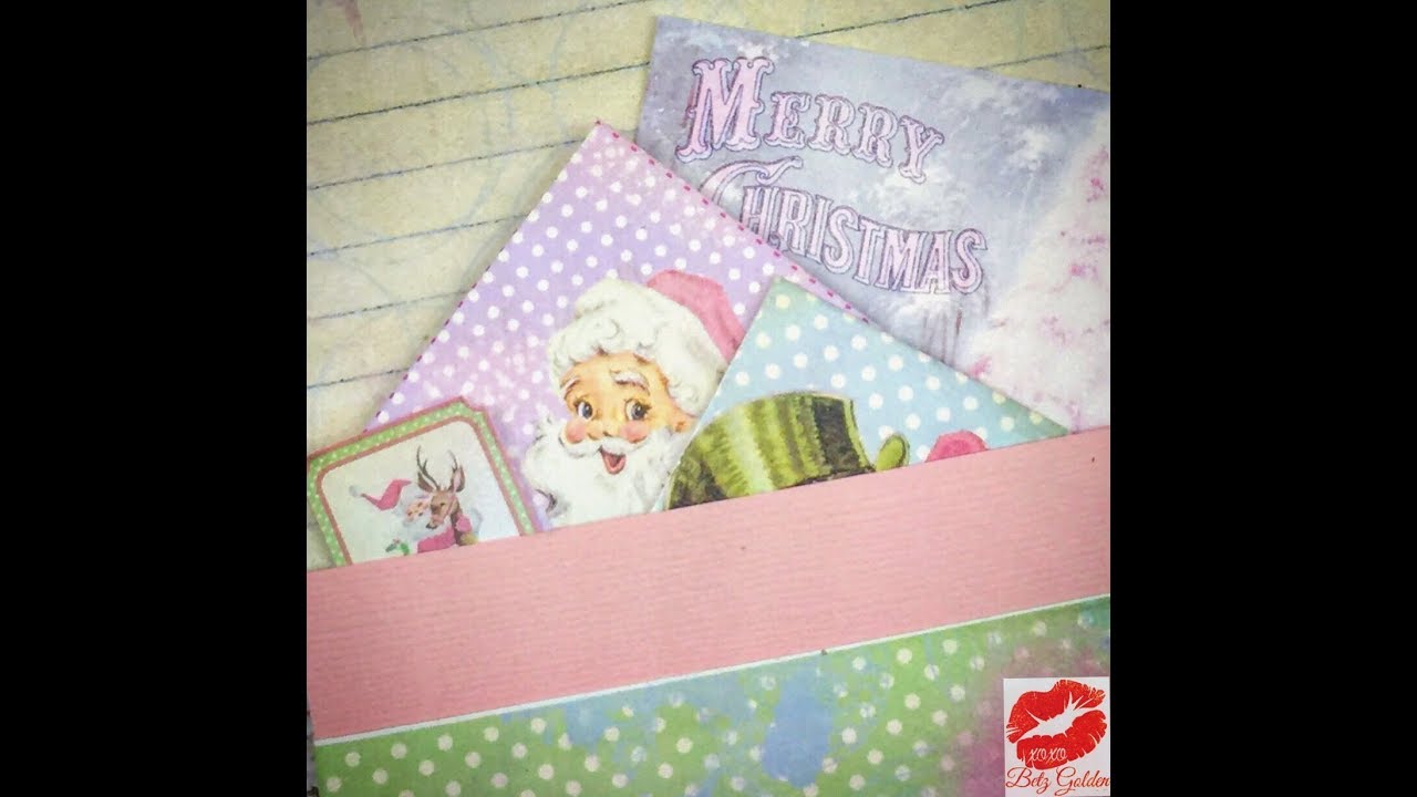 Tips, Tricks and How to Make a Pocket Page for Mini Albums! - YouTube