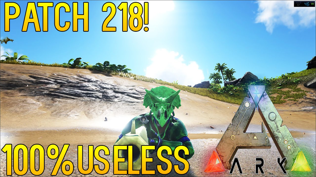 ARK: SURVIVAL EVOLVED | PATCH 218 | TRANQ DARTS 100% USELESS! - YouTube