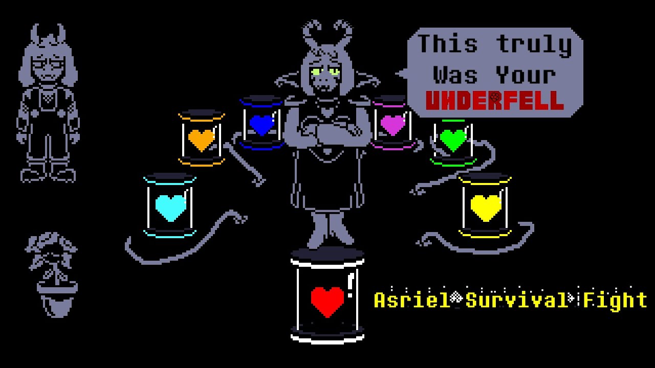 What if Asriel Didn't Want To Fight? (Underfell Asriel Survival Fight ...