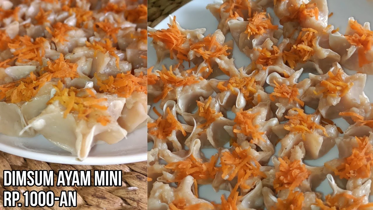 IDE JUALAN RP.1000-AN || DIMSUM AYAM MINI - YouTube
